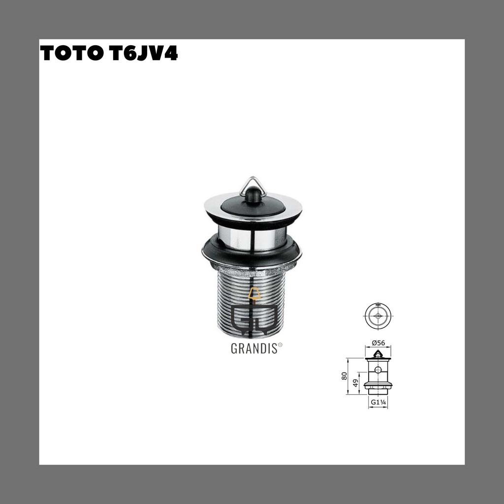 Jual Afur Saringan Wastafel TOTO T6JV4 Grade B - Pop Up Waste | Shopee ...