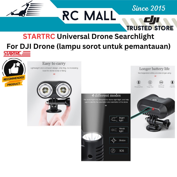 Jual Lampu Drone Searchlight Universal For Dji Drone Led Lamp Strobe ...