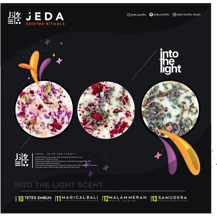 Jual Lilin Aroma Terapi - Scented Candle Jeda "Into The Light" (110 Ml ...