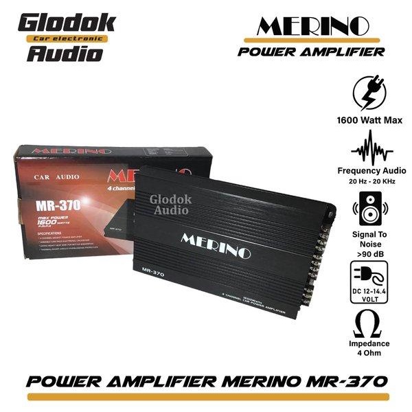 Jual Power amplifier 4 chanel Merino MR 370 Mosfet High Power | Shopee Indonesia