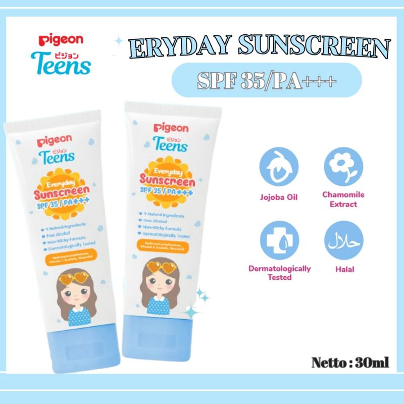 Jual Pigeon Teens Sunscreen Spf 35++ | Sunscreen Anak | Sunscren Murah ...