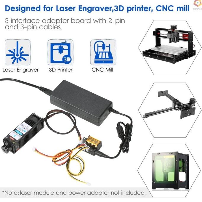 Jual Papan Adapter Modul Laser 2Pin Ke 3Pin Papan Konversi Mesin Grafir ...