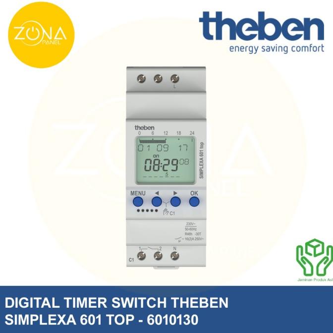Jual Jual TIMER DIGITAL SWITCH THEBEN SIMPLEXA 601 TOP 6010130 ORIGINAL ...