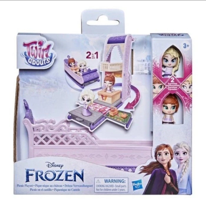 Jual Disney Frozen Picnic Playset Slide to Castle Elsa Anna Original ...