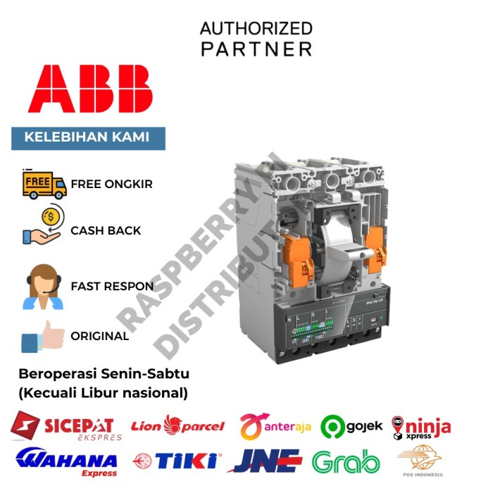 Jual Original Abb Uvt Yu-C Mccb Xt5-Xt6 F/P 220Vac Undervoltage 1Sda104958R1 Bisa Sameday ...