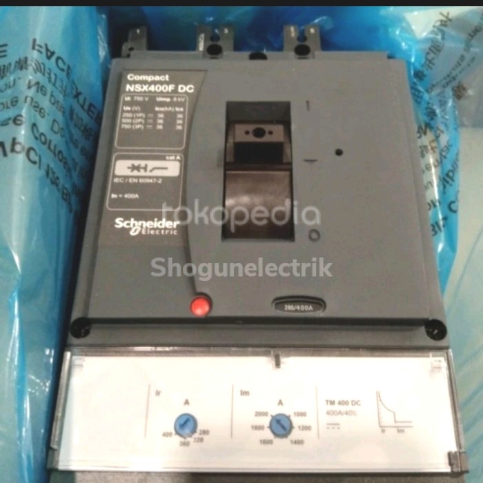 Jual Original Mccb Breaker Schneider Nsx400F Dc 3P 450A Nsx400F Dc ...