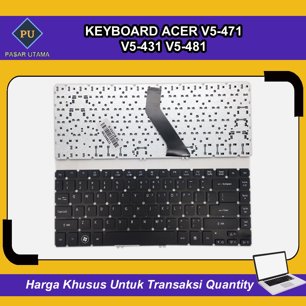 Jual Keyboard Laptop Acer Aspire V5-471 V5-431 V5-481 | Shopee Indonesia