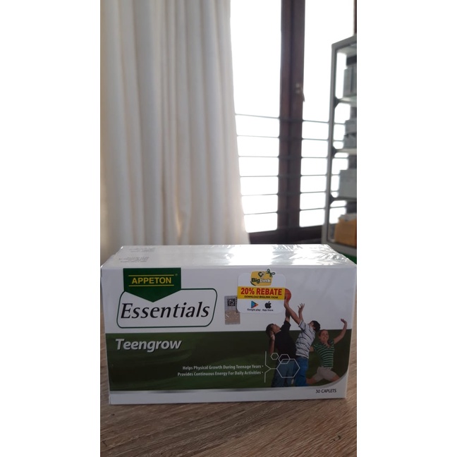 Jual Appeton Essentials Teengrow 30 Caplets ORIGINAL | Shopee Indonesia