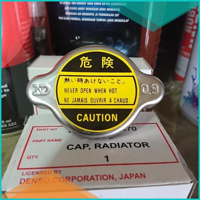 Jual Tutup Cap Radiator 0,9 ND Denso Ori mobil Kijang Soluna Starlet ...