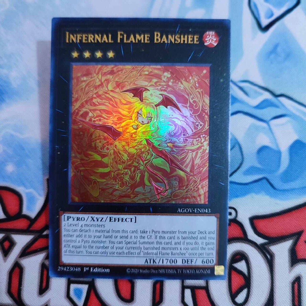 Jual yugioh infernal flame banshee AGOV ultra rare 1st original ...