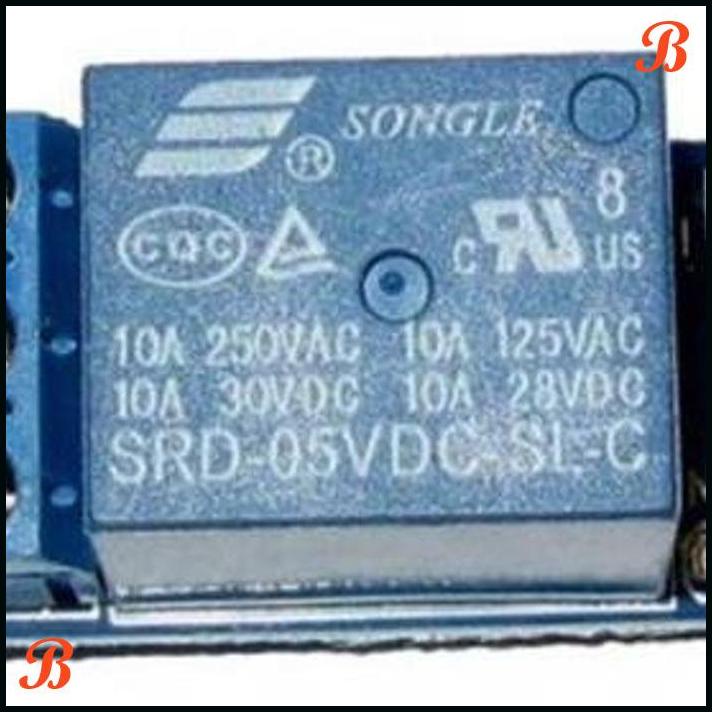 Jual RELAY MODULE 1 CHANNEL 10A 250VAC 30VDC MODUL DC AC LOW TRIGGER ...