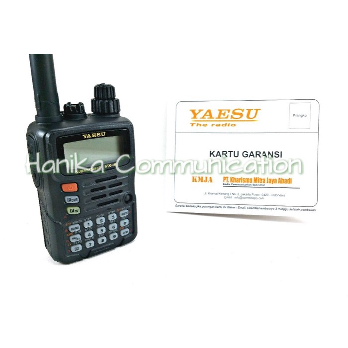 Jual Yaesu Vx-6R Handie Talkie Dualband Baru Garansi 1 Tahun Vx6 Vx-6 Vx6R | Shopee Indonesia
