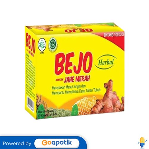 Jual BEJO HERBAL DENGAN JAHE MERAH 15 ML BOX 6 SACHET | Shopee Indonesia