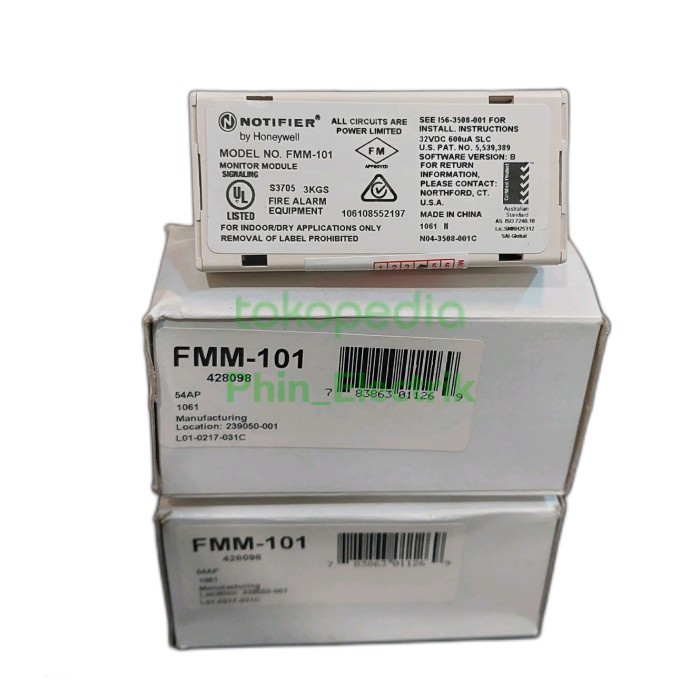 Jual Termurah Modul Fmm 101 Notifier Mini Monitor Module Fmm 101 ...