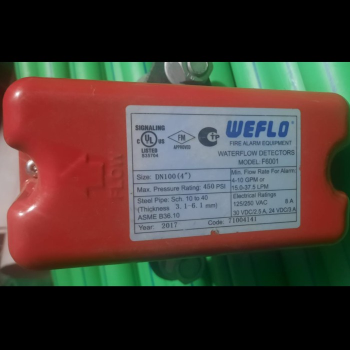 Jual Original Flow Switch 4 Dn100 / Flow Switch 4 Inch Dn100 / Flow ...