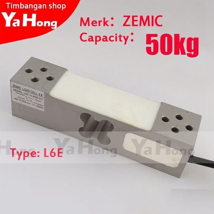 Jual Ready Load Cell Timbangan Digital 50Kg Loadcell Zemic L6E 50 Kg ...