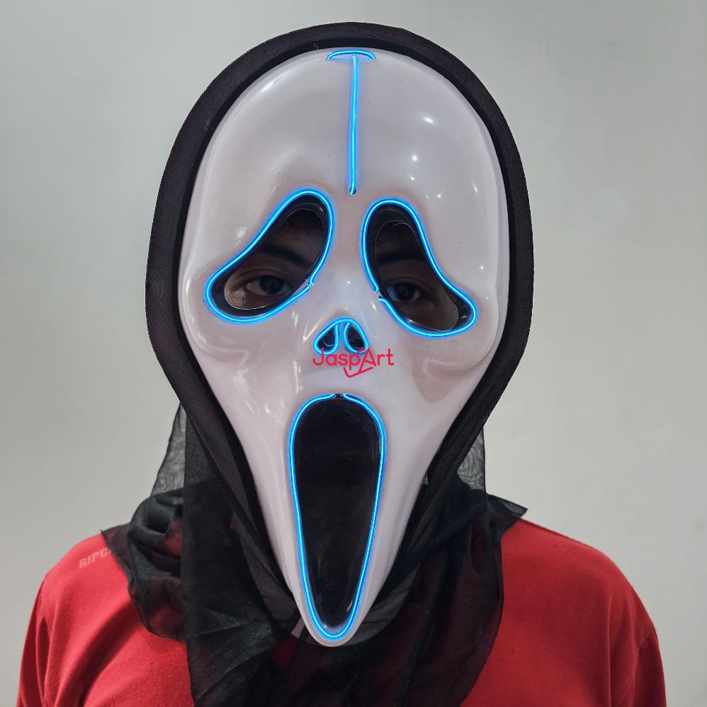 Jual Topeng Halloween Scream Kostum Hantu Seram Haloween Scary Mask ...