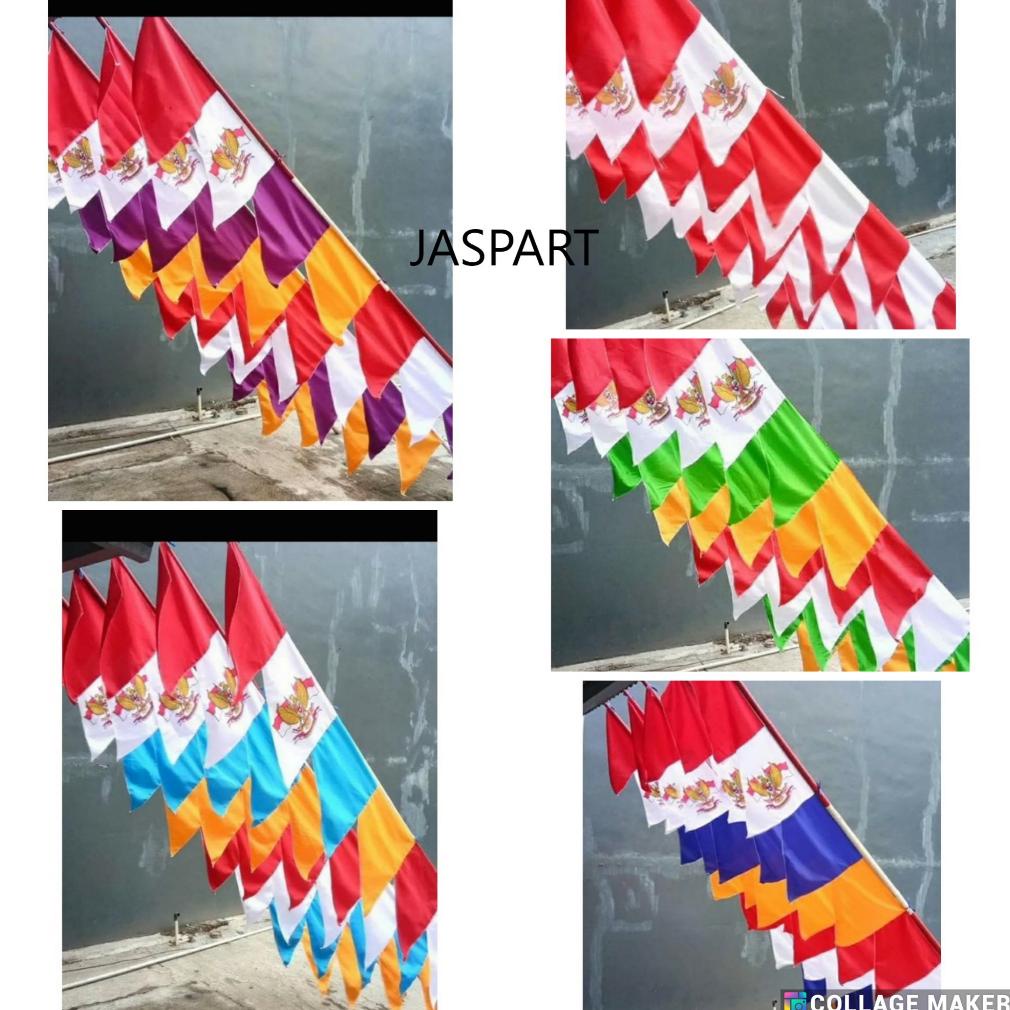 Jual Bendera Umbul Umbul Warna Warni 8Mata 2,7M (Promo) Bendera Umbul Umbul Garuda Hut Ri 17 ...