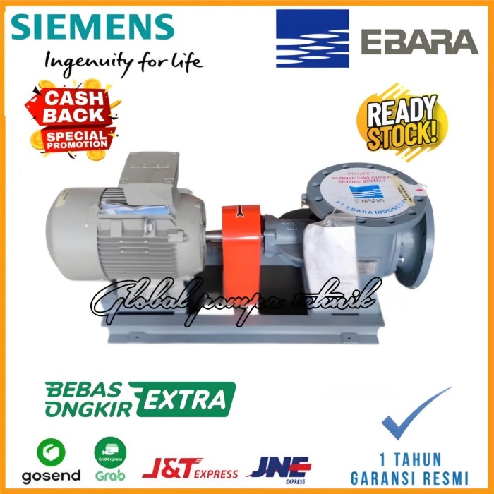 Jual [Original] Pompa Air Ebara Mix Flow 200 Sz Motor Siemens 15Hp 4P ...