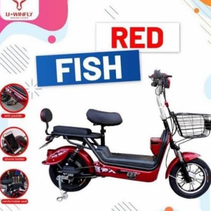 Jual [Baru] Sepeda Listrik Uwinfly Redfish Terbatas | Shopee Indonesia