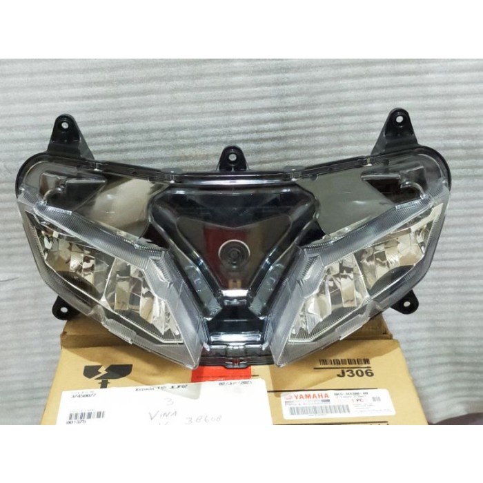 Jual [Baru] Reflektor Lampu Depan Head Lamp Assy R 15 R15 New Led Vva ...