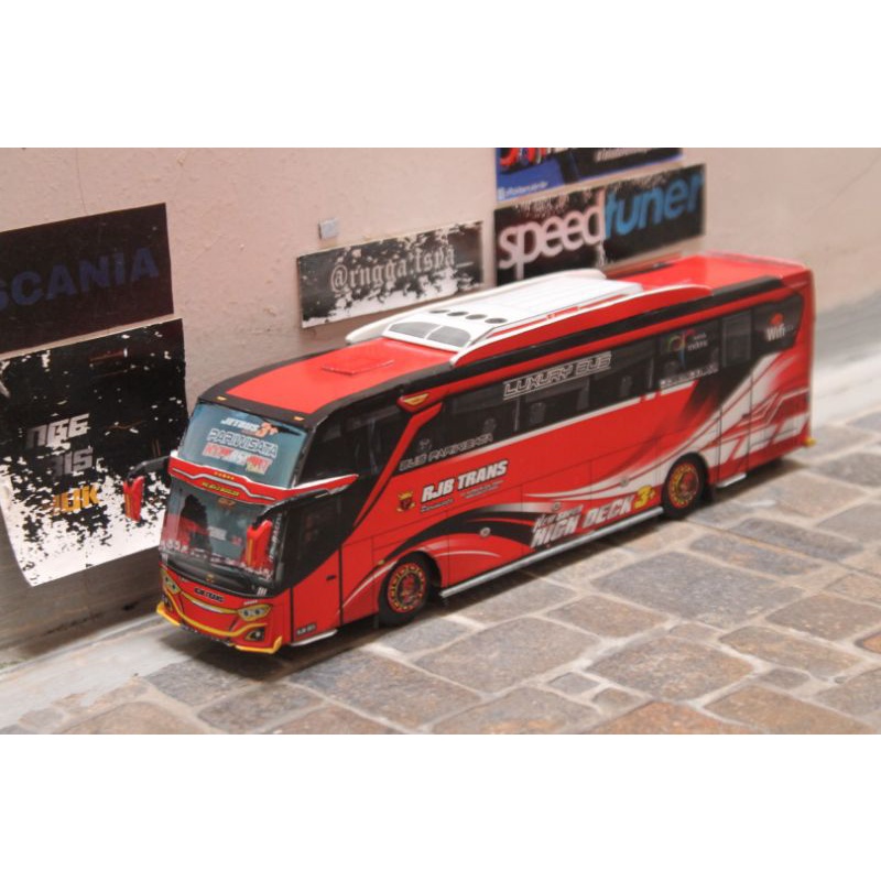 Jual PAPERCRAFT BUS RJB TRANS SKALA 1:50 | Shopee Indonesia