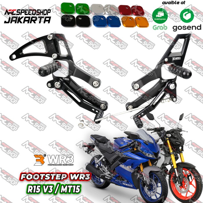 Jual Ready Foot Step Racing Wr3 V-Series Yamaha R15 V3 / Mt15 Best ...