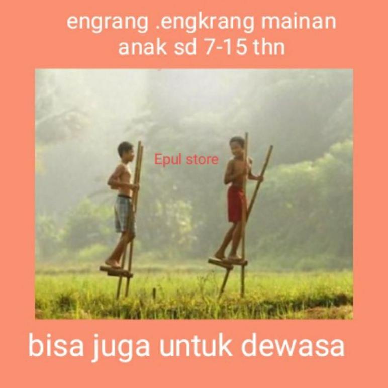 Jual Mainan Tradisional Enggrang Egrang Jongkrang | Shopee Indonesia