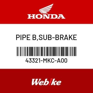 Jual PIPE B, SUB-BRAKE 43321-MKC-A00 GOLDWING OEM / Suku Cadang Asli Honda | Shopee Indonesia