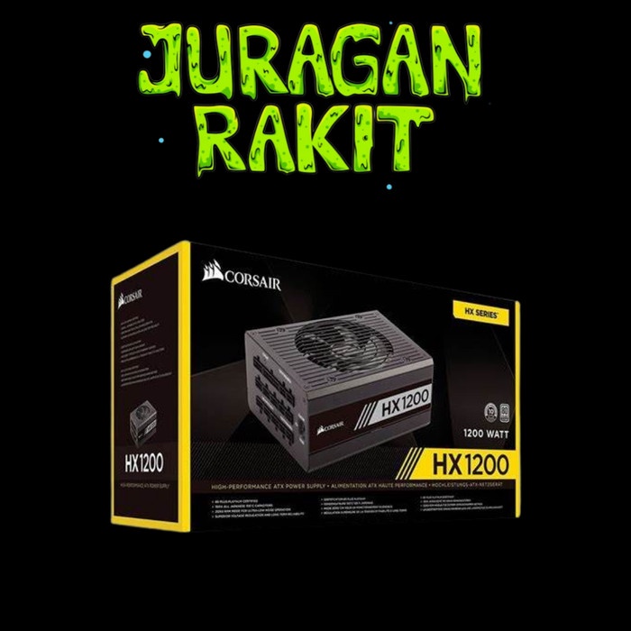 Jual Corsair HX1200 Platinum 1200 Watt Power Supply PSU HX 1200 - New ...
