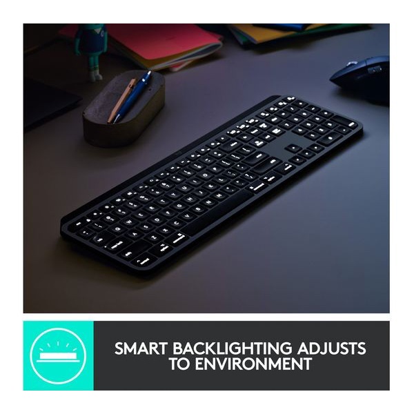 Jual Logitech MX Keys Wireless Illuminated Keyboard Bluetooth Multi ...