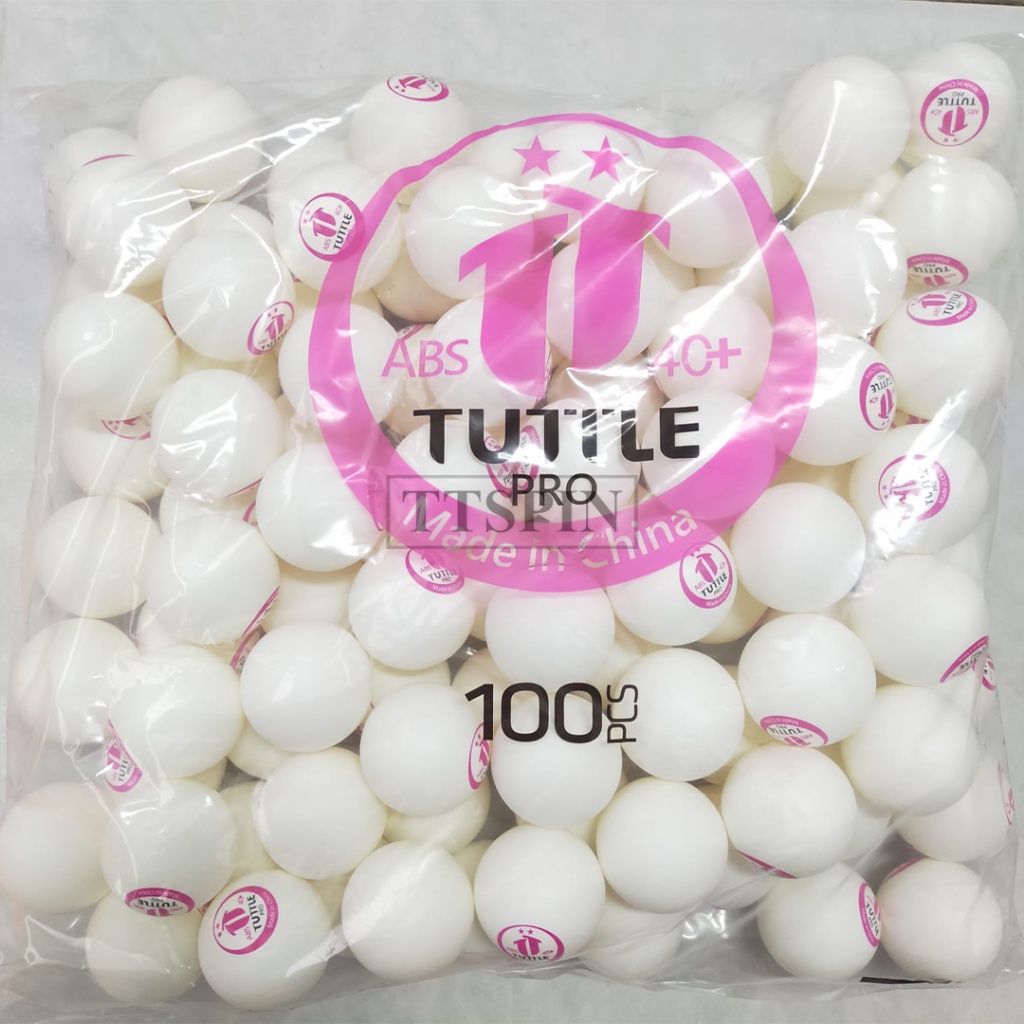 Jual Tuttle Pro Red Abs 40+ Ball - Bola Banyak Pingpong Latihan Training Merah Pingpong Balls ...