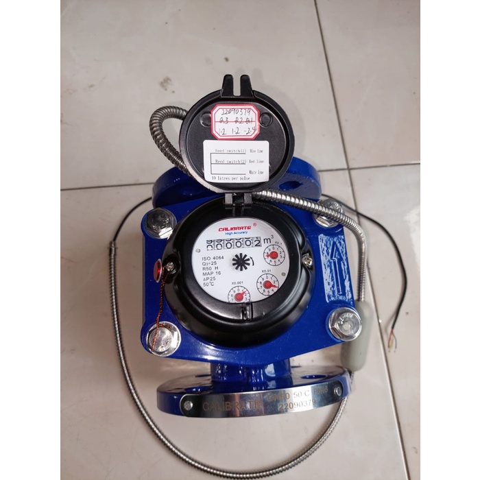 Jual WATER METER CALIBRATE 2 INCH PULSER RS485 DN50 CONNECTION FLANGE ...