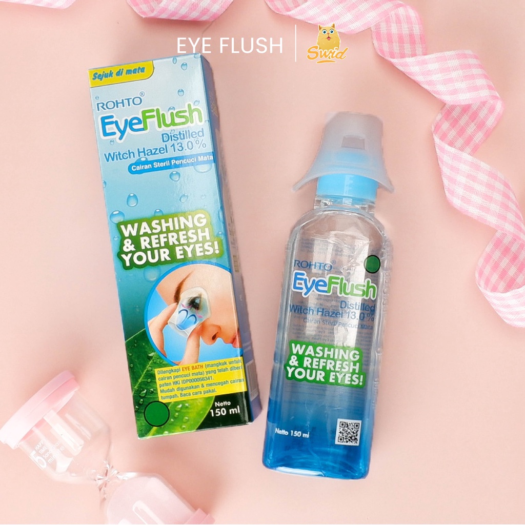 Jual Rohto Eye Flush 150 ml Cairan Steril Pencuci Mata | Shopee Indonesia