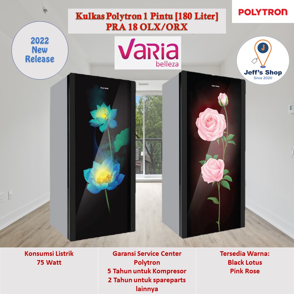 Jual Kulkas Polytron 1 Pintu [180 Liter] [Varia Belleza] PRA 18 OLX/ORX ...