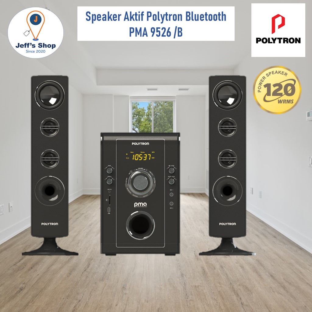 Jual POLYTRON Multimedia Speaker PMA 9526 /B | Shopee Indonesia