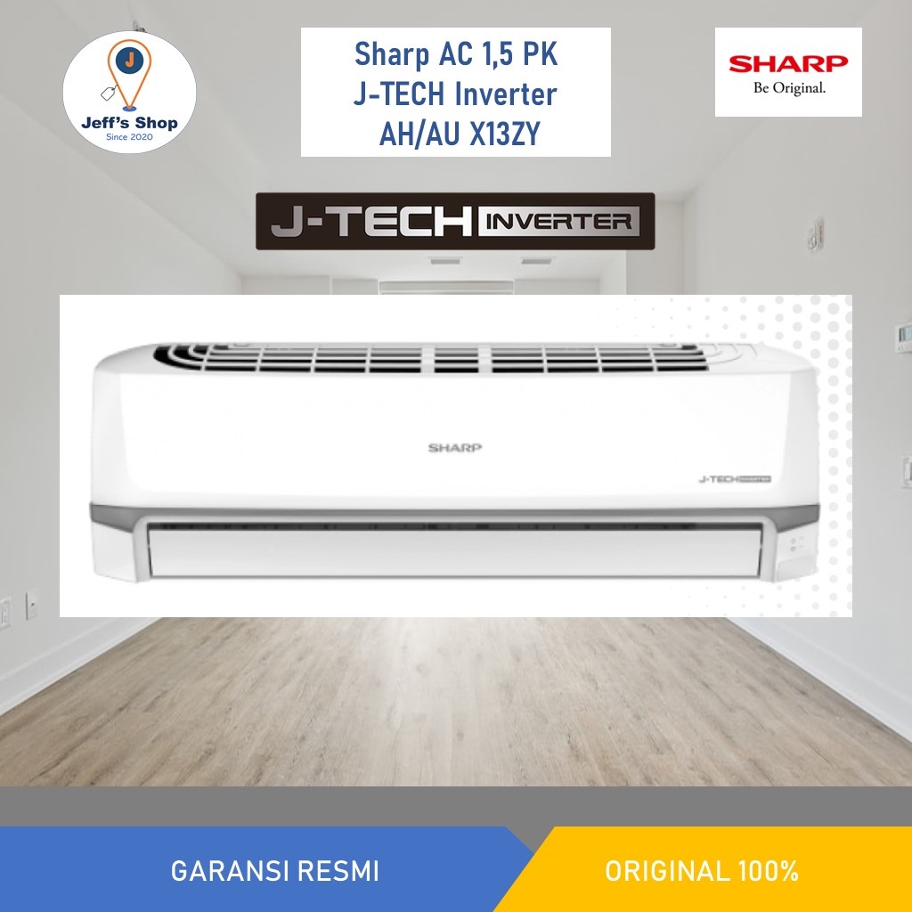 Jual Sharp AC 1,5 PK [J-Tech Inverter] AH/AU X13ZY | Shopee Indonesia
