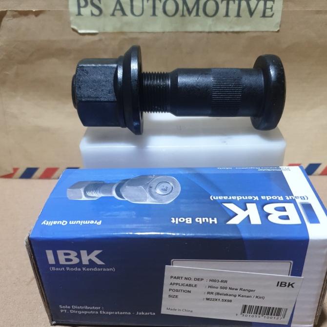 Jual baut roda belakang hino 500 ranger ibk hi03-rr [psa] | Shopee ...