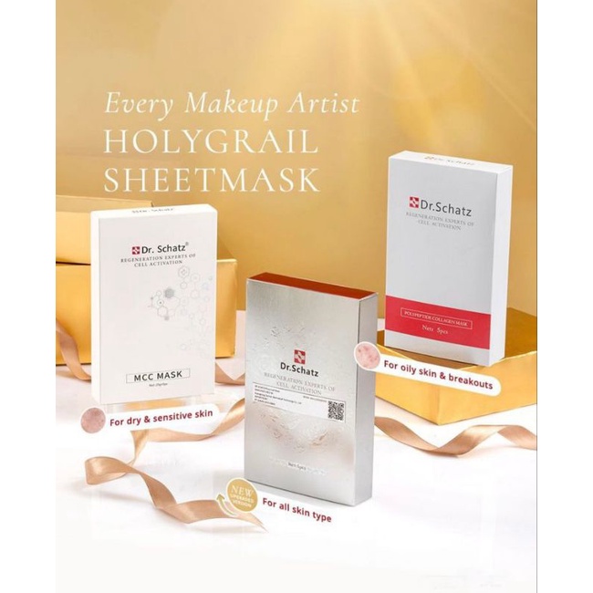Jual Dr. Schatz Stem Cell Mask / Phyto Cell MCC Polypeptide Mask | Shopee Indonesia