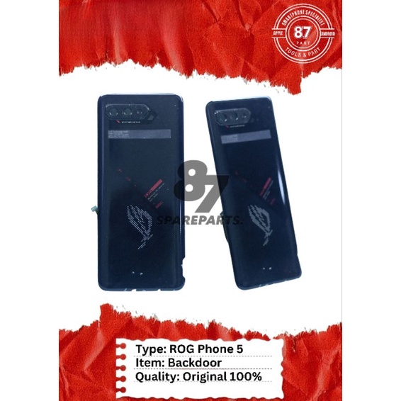 Jual Backdoor / Tutup Belakang Rog 5 / Rog 5S / Rog phone 5 / Rog phone ...