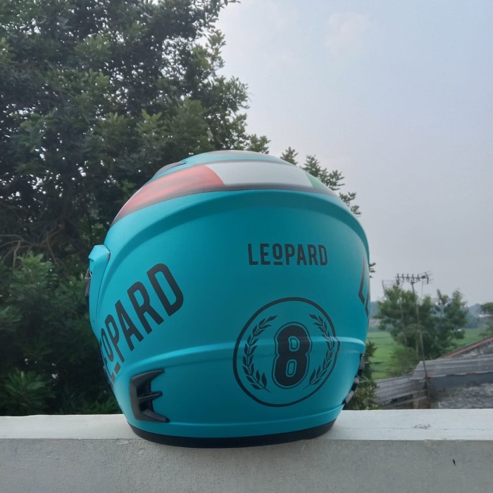 Jual Helm Jp 13 Leopard Hitam Tosca Doff / Rx Helmet Sni Mirip Gm ...