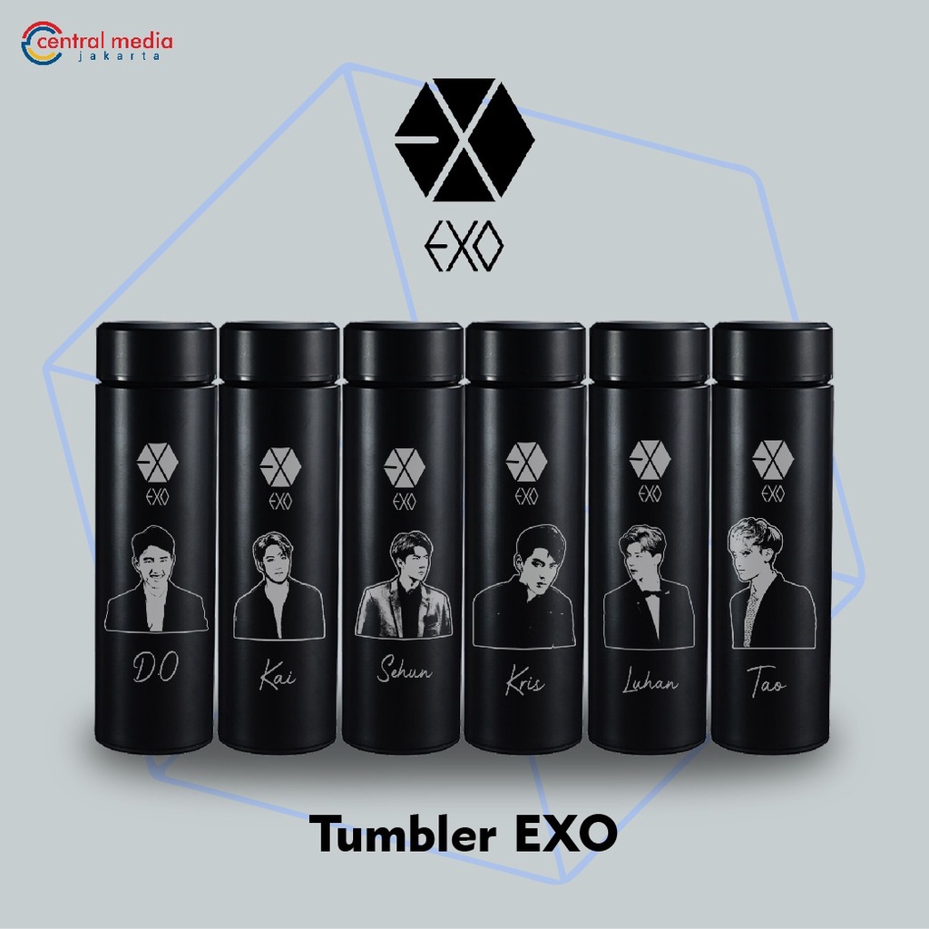 Jual Tumbler Exo Grafir Custom Nama Tumbler Ilustrasi Botol Num Termos Exo Kpop | Shopee Indonesia
