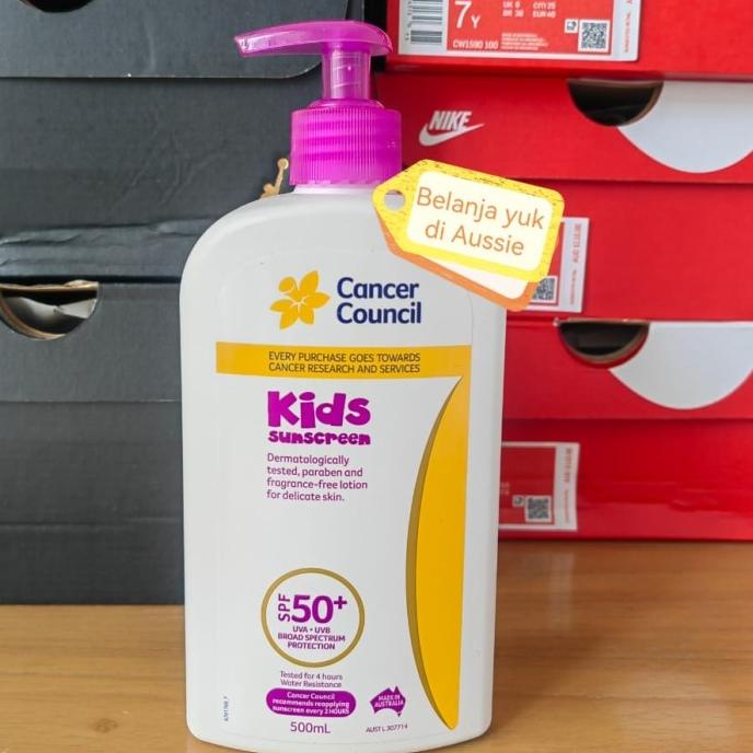 Jual Cancer Council KIDS Sunscreen SPF50+ 500mL Original Product ...
