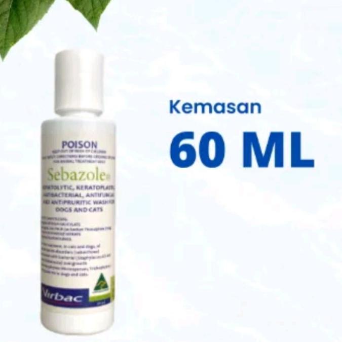 Jual SAMPO SEBAZOL VRIBAC 60 ML | Shopee Indonesia