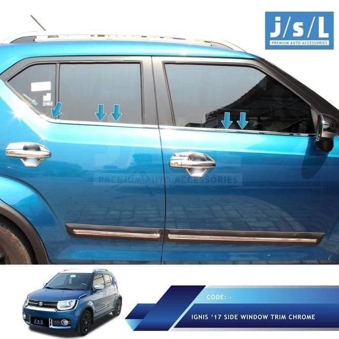 Jual List Lis Kaca Samping Suzuki Ignis Chrome | Shopee Indonesia