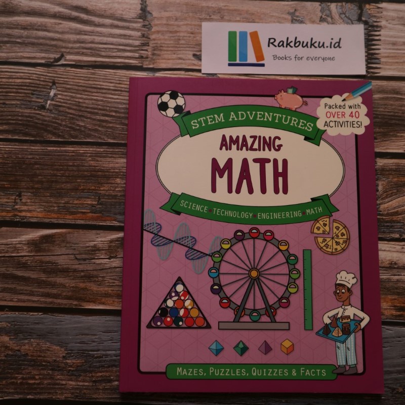 Jual Stem Adventures: Amazing Math : Mazes, Puzzles, Quizzes & Facts ...