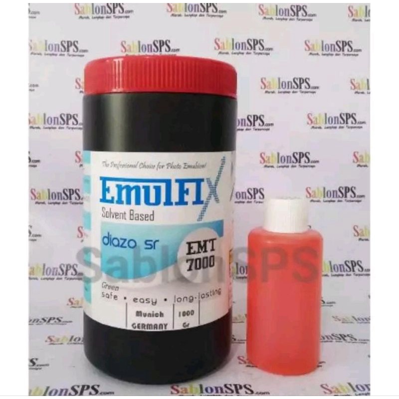 Jual AFDRUK SABLON EMULFIX SOLVENT BASED GREEN 1Kg | Shopee Indonesia