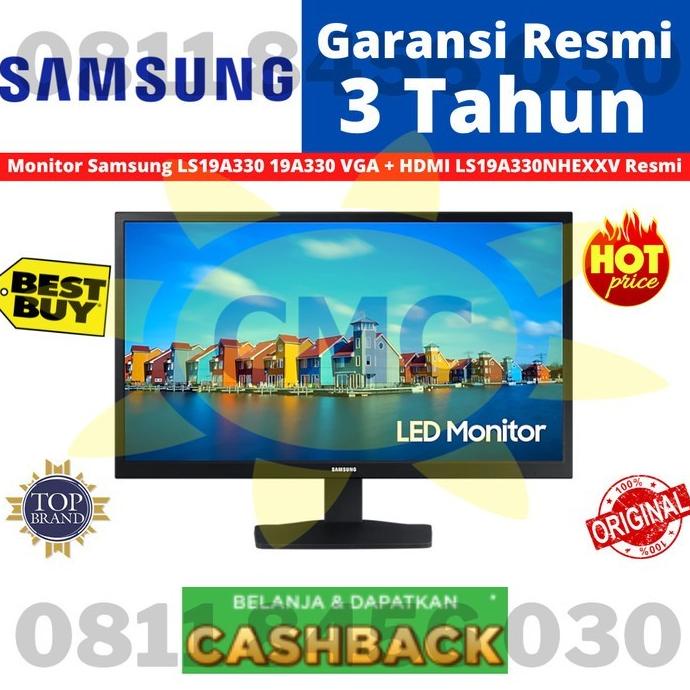 Jual Monitor Led Samsung 19 Inch S19A330 Ls19A330Nhexxd Malaikaer ...