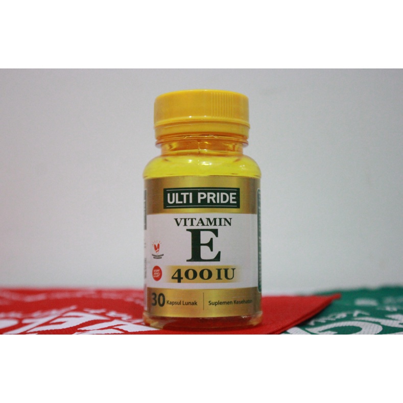 Jual ULTI PRIDE VITAMIN E 400 IU BOTOL 30 KAPSUL / suplemen yang ...