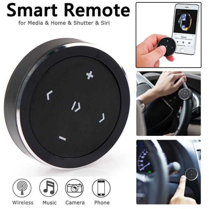 Jual ms01 Remote Stir Mobil Universal Bluetooth Music Control Wireless ...